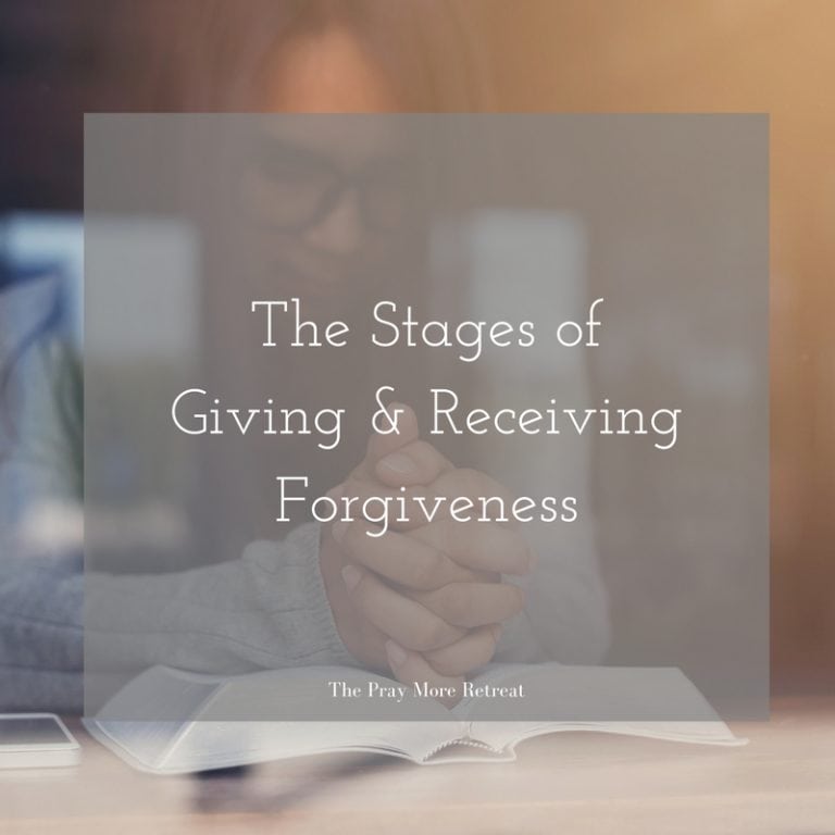 The Stages of Giving and Receiving Forgiveness Big Image - The Pray ...